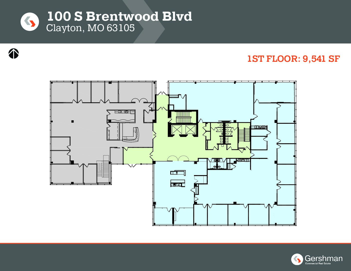 Brentwood S 100 Floor Plans - Gershman Commercial Real Estate